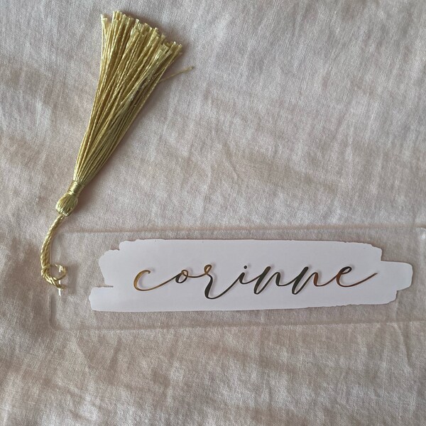 Personalized Bookmark, Acrylic Book Mark, Bookmark Personalized, Custom ...