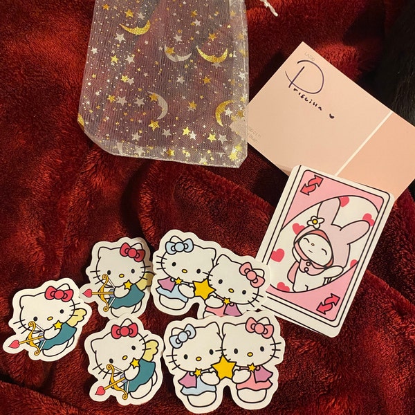 Hello Kitty Zodiac Sign Stickers - Etsy