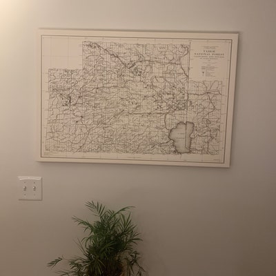 Tennessee Map 1826 Old Map of Tennessee Art Vintage Print Framed Wall ...