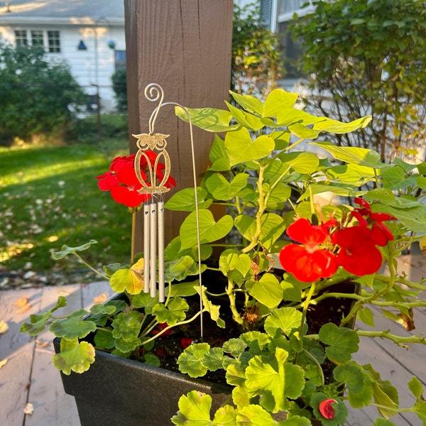 Jacob's Musical Plant Adornament Chime, Dragonfly Mini Wind Chime - Etsy