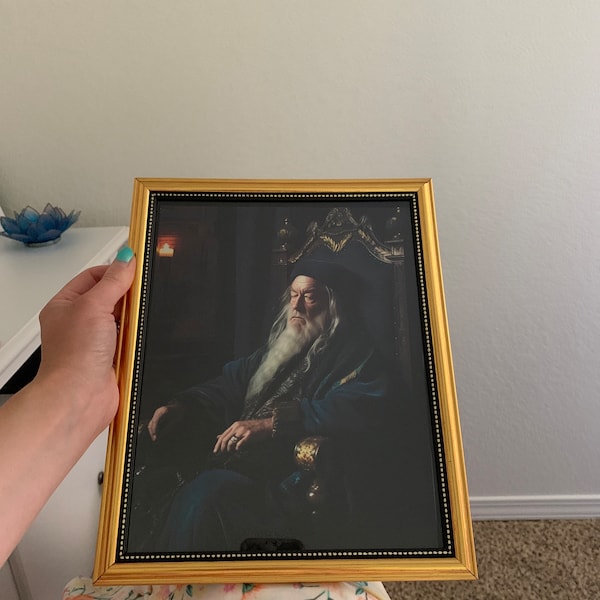 Wizard Portraits With Frames | SET OF 8 | Magical Party Harry Wizard ...