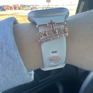 Cross Stackable Watch Band Charms for Apple Watch, Fitbit, Watch Sports ...