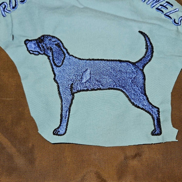 Bluetick Coonhound - Machine Embroidery Design - Etsy