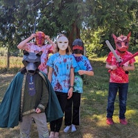 Commedia Dell Arte Mask Set 3D Papercraft Mask Template - Etsy Canada