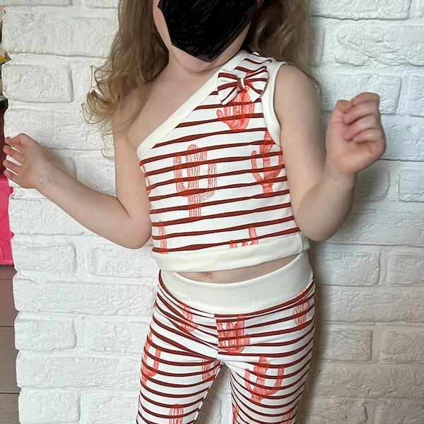 One Shoulder Top Pattern, Toddler Crop Top Pattern, Toddler Tank Top ...