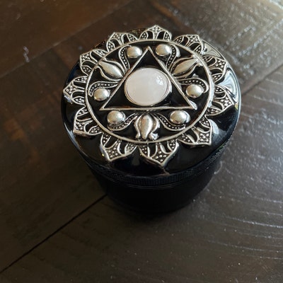 Mini Amethyst Triple Moon Grinder Aluminium Herb Tobacco - Etsy