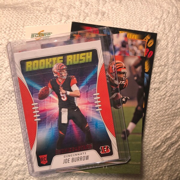 Joe Burrow Rookie Card - Etsy