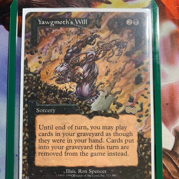 Dark Ritual Revised Altered Full Art MTG Magic Commander EDH Painted ...