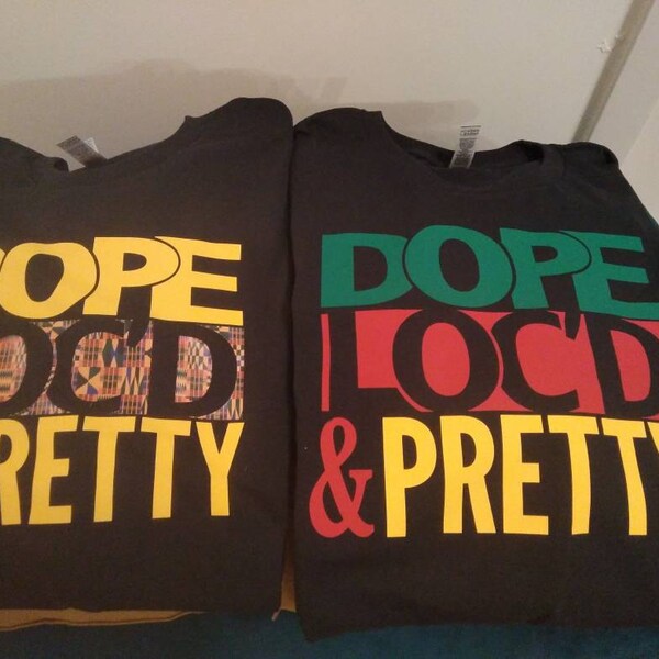 Dope Loc'd and Pretty Svg, Locs Svg, Pretty Girl Svg, J15 Svg, Devine 9 ...