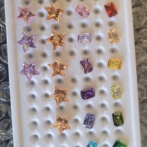 Round & Plain Flat Flat 6mm Artificial Gemstone Glass Color - Etsy