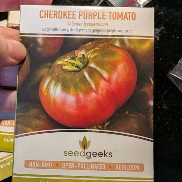 Cherokee Purple Tomato Heirloom Seeds - Etsy