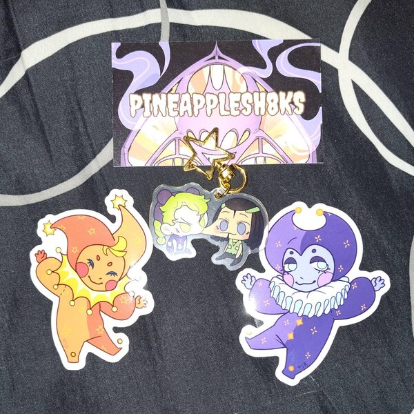 Jobro Keychains - 2 Inch Acrylic Charms - Etsy