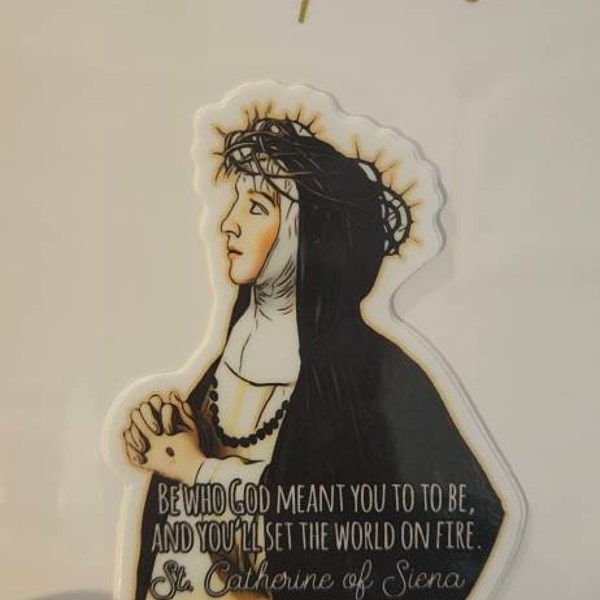 St. Catherine of Siena Sticker - Etsy