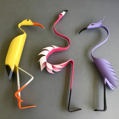 Aubrey the PVC Pelican With Acrylic Eyes and Stand Yard Art - Etsy