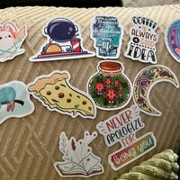 12 PCS Cute Caterpillar Sticker Pack | Caterpillar Sticker | Animal ...