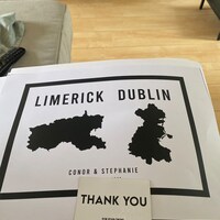 Gaeilge Cork City Map Druck 6, Cork Map Poster, Cork Map Print, Cork ...