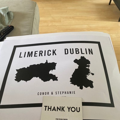 Ulster Province Map Travel Poster Irish Landscape Prints - Etsy UK