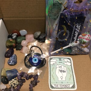 Assorted Tumbled Stones Crystal Mix | Etsy