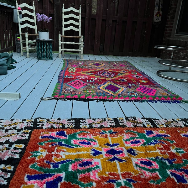 Soft GREEN WOOL Living Room ,berber Grid Pattern Rug ,stunning Moroccan ...