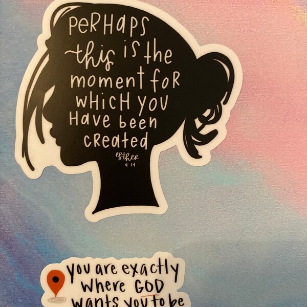 Bible Verse Sticker | Esther 4:14 | Christian Stickers - Etsy