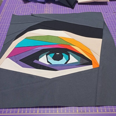 Sorbet Sunset Quilt Pattern, Sunset Foundation Paper Piecing Quilt ...