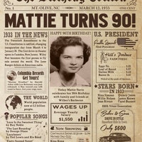 1973 Class Reunion NEWSPAPER Poster 50th Class Reunion - Etsy Canada