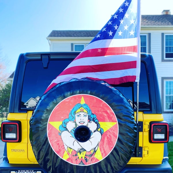 Wonder Woman Tire Cover - Etsy