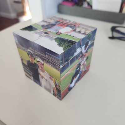Personalized Photo Cube, Infinity Cube Custom Photo Anniversary Gift ...