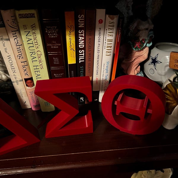 Alpha Kappa Alpha Shelf Letters - 3D Printed - Etsy