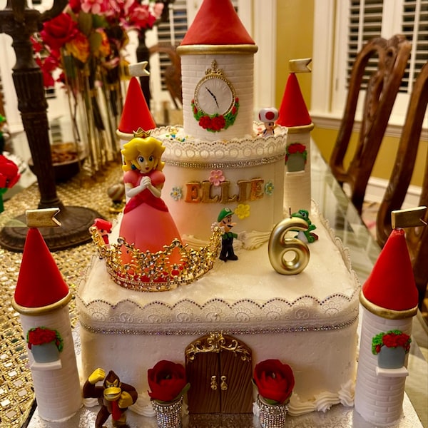 Fondant Princess Castle Towers Cake Set DIY - Etsy