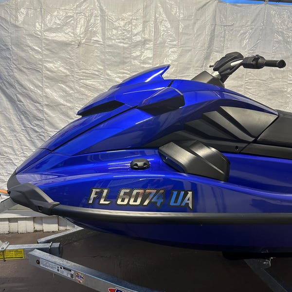 Watercraft Registration Number (pair) | Jetski Registration Sticker ...