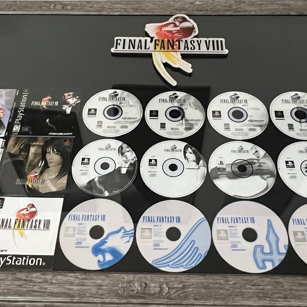 Final Fantasy 8 Logo Wall Decor - Squall Leonhart - Gunblade - FF8 Logo ...