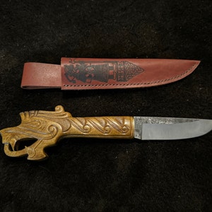 Massive Neolithic Ritual /hunter Dagger With Flint Blade modern ...