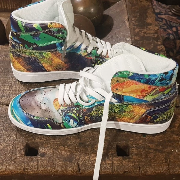 Custom Basketball High Top Sneakers, Hi Tops Sneaker, Converse High ...