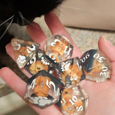 Winter Ice 7 Piece Dice Set - Etsy