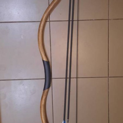 Functional Longbow Made of PVC Pipe, Hunting Bow With Deluxe Finish - Etsy
