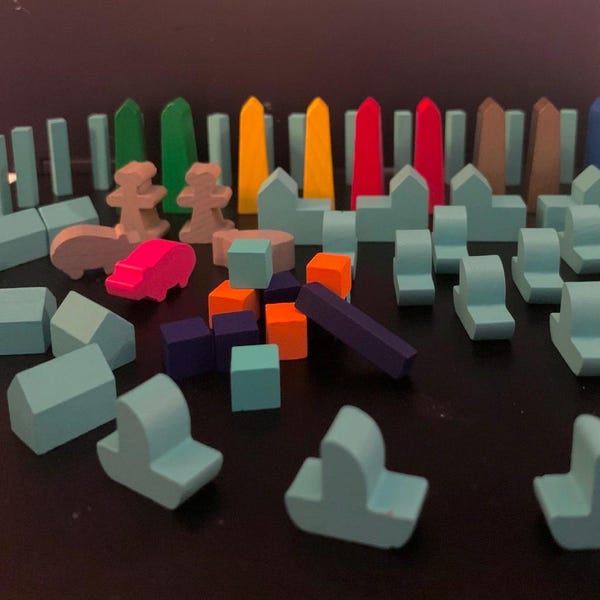 Elf / Dwarf Meeples - Etsy