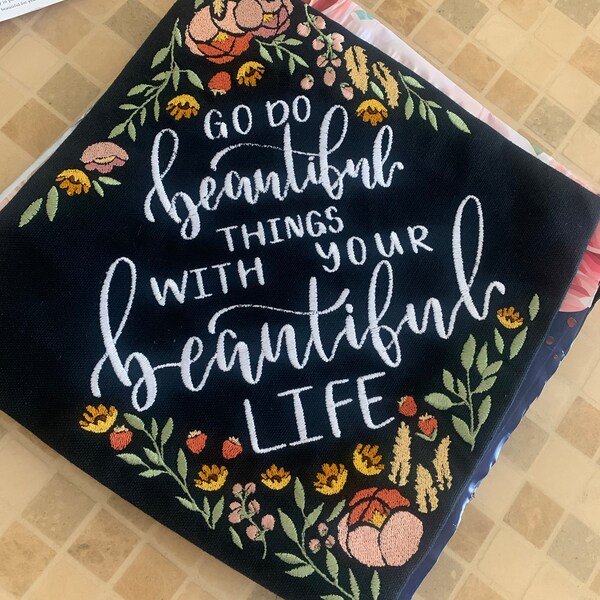 Embroidered Boho Graduation Cap Topper | Grad Cap Decoration Topper ...