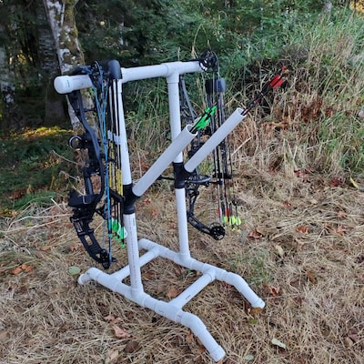Archery Stand Plan/bow Holder Stand Plan/pvc Bow Stand Plan/archery ...