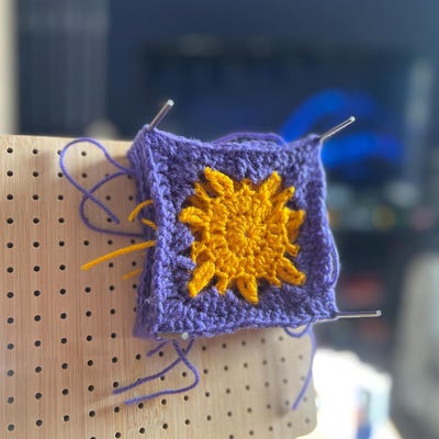 Easy Granny Square Fried Egg Crochet PDF PATTERN Step-by-step Tutorial ...