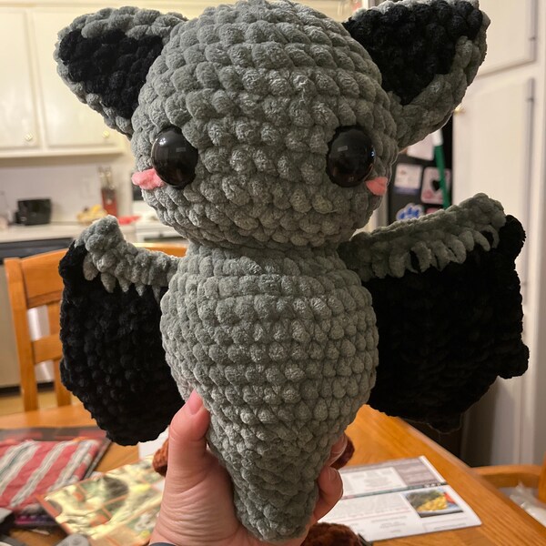 Crochet Amigurumi Bat Pattern Crochetgrove, Crochet Bat, Small Crochet ...