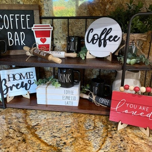 Personalized Shelf Decor Houses Standing Wood Houses - Etsy