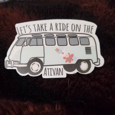 Take a Ride on the Ativan Funny Nursing Sticker - Etsy