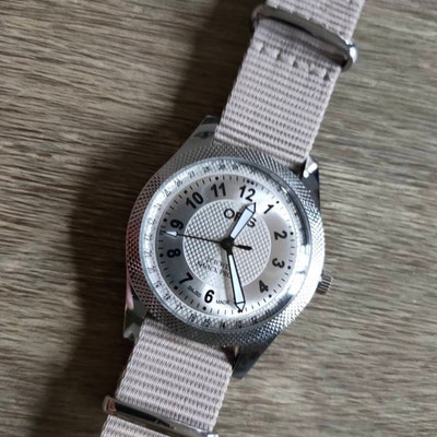 Vintage HMT Janata Red Hindi Dial Hand Winding Men's Watch Movement 17 ...