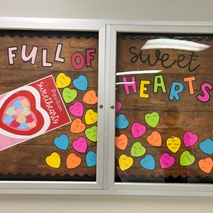 Valentine's Day Bulletin Board Letters - Etsy