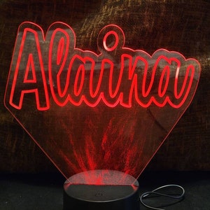 Custom Made LED Acrylic Light up Centerpieces Create Your Own Logo or ...