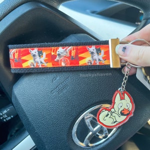 Tangled Rapunzel Lanterns Key Fob Keychain Wristlet | Etsy