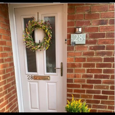 Traditional House Number Signs & Address Plaques in Sage Green - Etsy