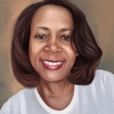 Custom Digital Portrait From Photo , Digital Portrait, Profile Picture ...