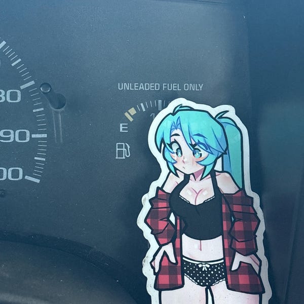 Midwest Miku SGP2 Sticker | LARGE 4x4 STICKER | Die-cut Matte Vinyl ...